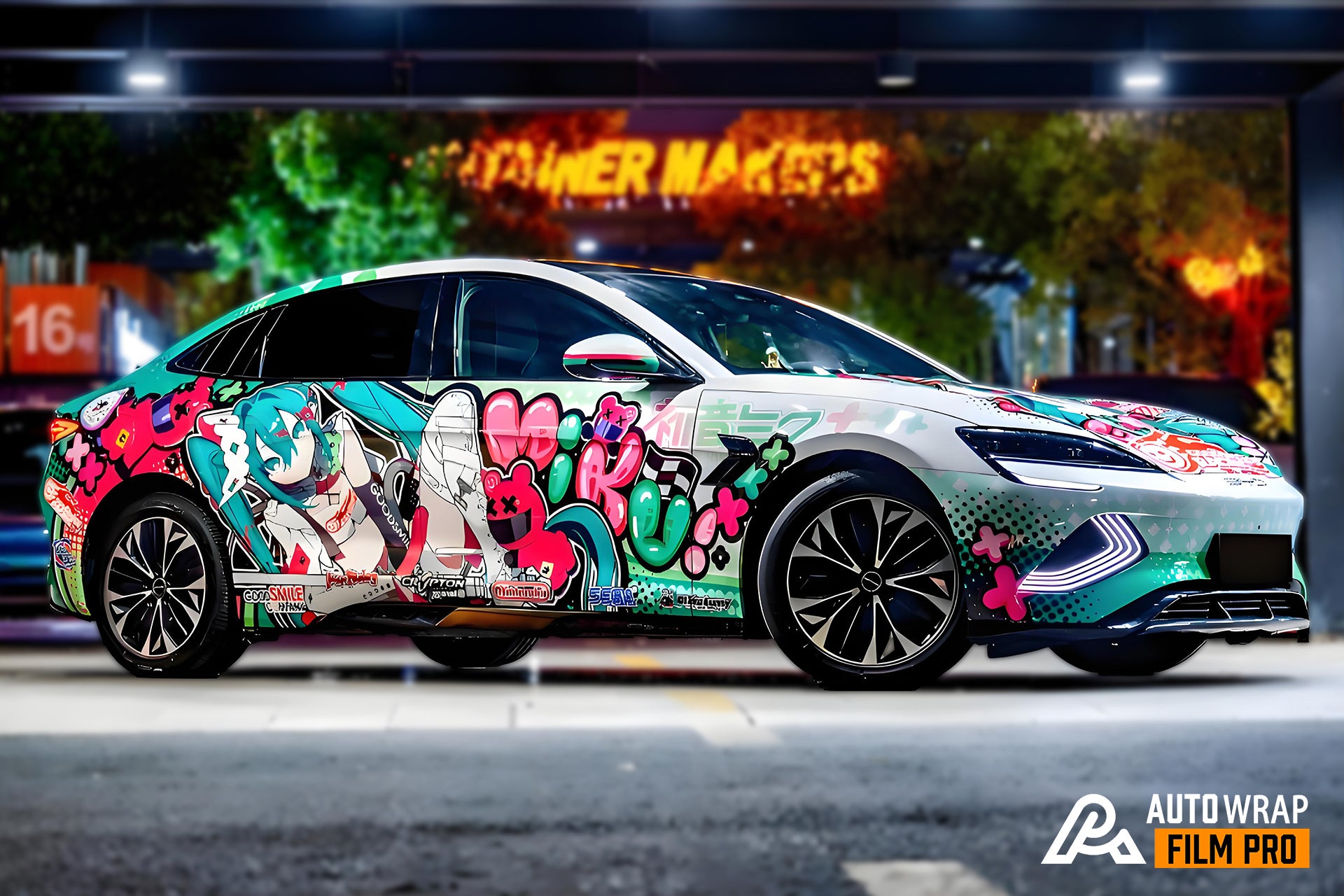 Miku H Full Size Car Wrap [AW-15] – Auto Wraps Film Pro